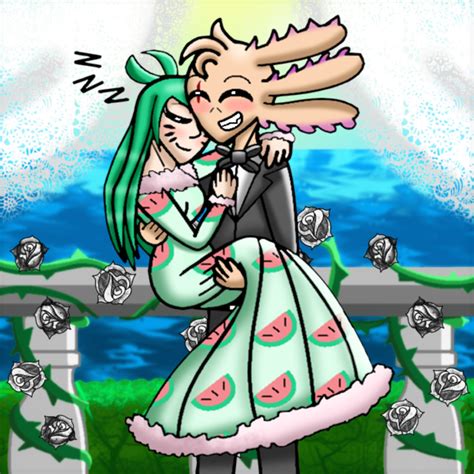 Axol And Melony Smg4 Wedding By Maccagemdiamond On Deviantart