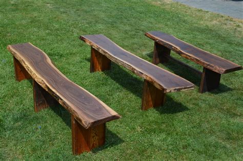 Reclaimed Wooden Benches Outdoor Garden Benches Live Edge Etsy Wood Bench Outdoor Rustic