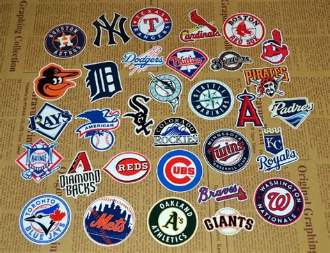 MLB Baseball Team Sticker Wholesale Sticker Supplier
