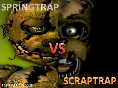 Springtrap Vs Scraptrap ¿quien Es Mejor Youtube