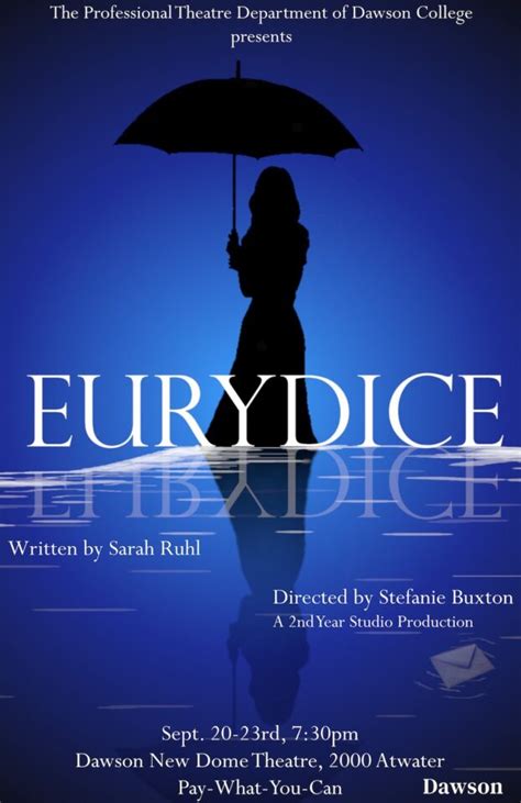 Eurydice Professional Theatre Acting