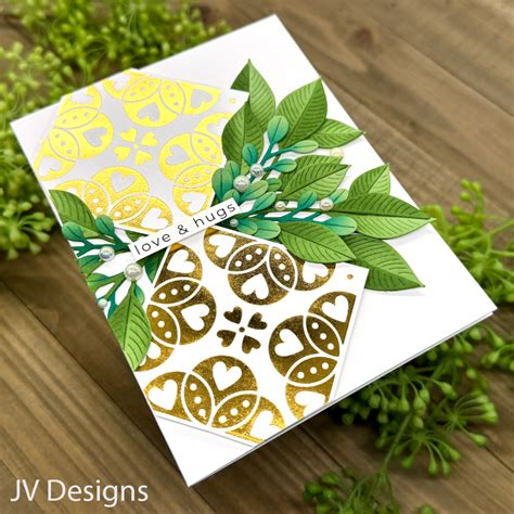 Simon Says Stamp Grand Corner Leaves Wafer Dies S896 Smitten