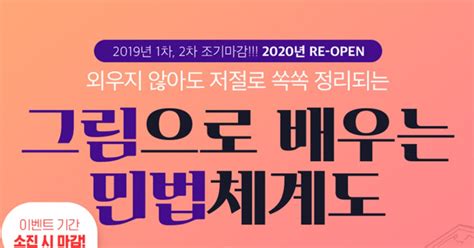 메가랜드 공인중개사 신규 회원에 그림으로 배우는 민법체계도 무료 배포