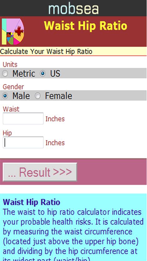 What Is Hip To Waist Ratio Calculator At Gabriel Williamson Blog