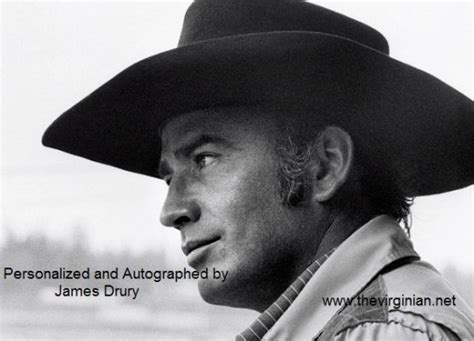James Drury Autographed Photos James Drury Actor James James