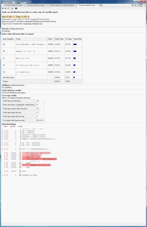 加速你的matlab开发3 使用profiler找出性能瓶颈 知乎