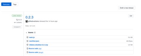 Using GitHub Actions To Release Plugins Developers Plugin API Obsidian Forum