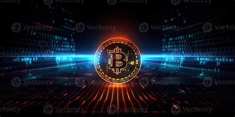 Btc Bitcoin Future Currency Illustration Can Be Used For Graphics