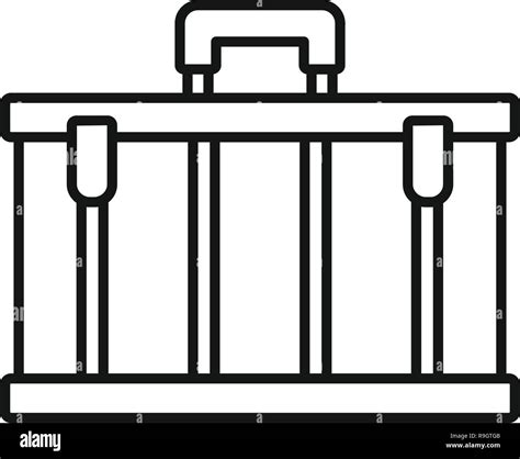 Tool Box Icon Outline Tool Box Vector Icon For Web Design Isolated On White Background Stock
