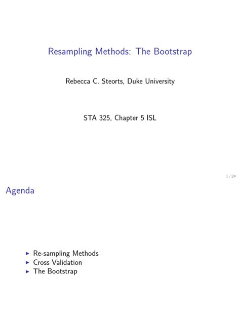 bootstrap pdf pdf bootstrapping statistics cross validation statistics