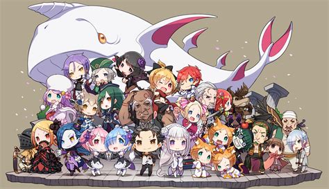 Media Re Zero Characters Chibi Form Rrezero