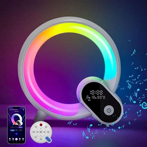 Blingbin Led Nachttischlampe Atmosphärenlampe Mit Bluetooth