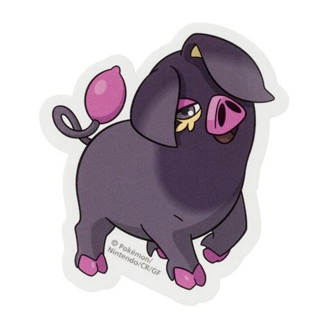 Oinkologne Male Form Pokémon Sticker Authentic Japanese Pokémon