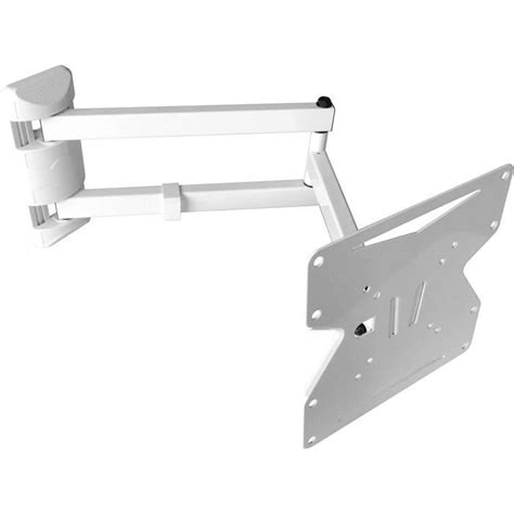 Drall TV Blanc Universal Support Mural Pivotant Inclinable Pour 3D HD LED LCD TV 15 50