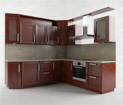 3d Model Kitchen Set 12349