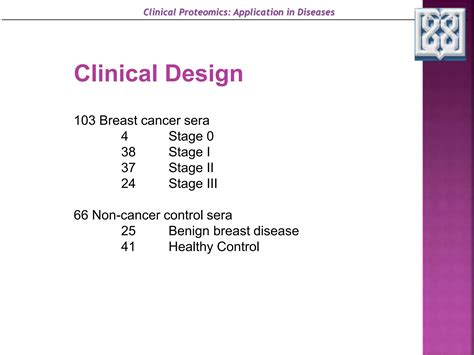 Clinical Proteomics In Diseases Lecture 2014 Pptx