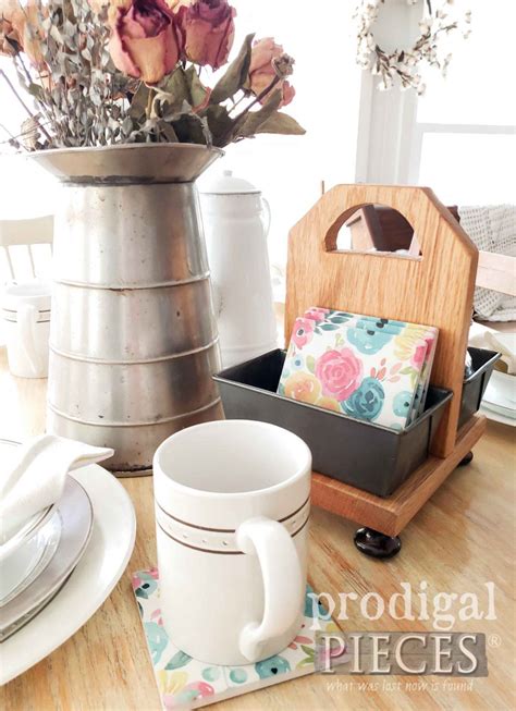 Upcycled Bread Pan Caddy ~ Diy Storage Prodigal Pieces