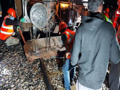 Karnataka Railway Police Files Fir After Truck Hits Train