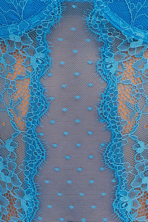 Womens Blue Bodysuit Sleeveless Sweetheart Lace Ally Fashion