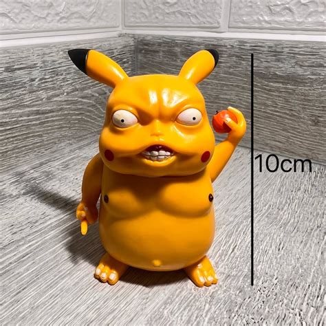 Middle Finger Pikachu Rude Figurinenovelty Present For Etsy