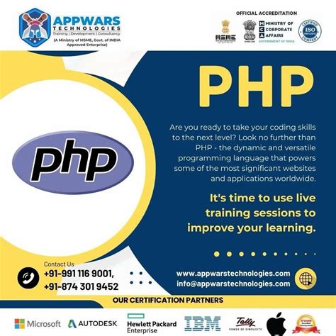 php training at rs 20000 course in noida id 2852747666297