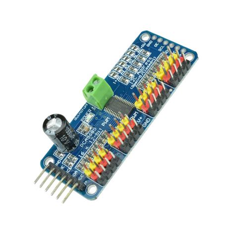 16 Channel PWMServo Driver IIC Interface PCA9685 For Arduino Or Raspberry Pi Shield Module