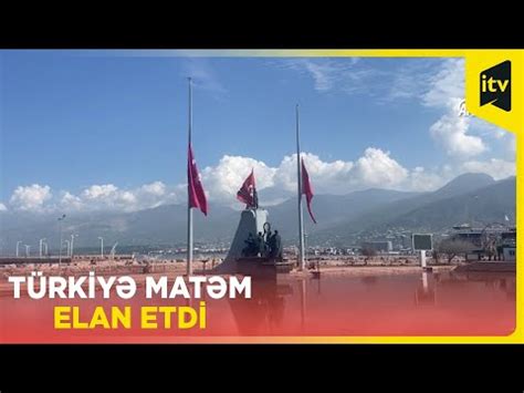 Türkiyədə bayraqlar yarıya endirildi Fələstinə görə YouTube