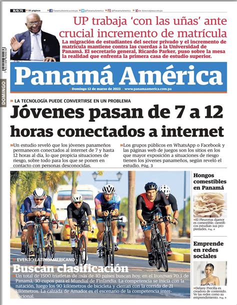 Nextpanama On Twitter Rt As Salazar Portadas Domingo Demarzo