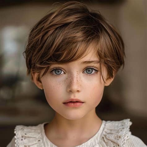 20 Ideas Creativas De Peinados Para Niñas Con Pelo Corto