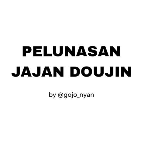 Jual Pelunasan Jajan Doujin Shopee Indonesia