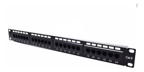 Patchera Patch Panel Cat Puertos Bocas Jack Cat Rj