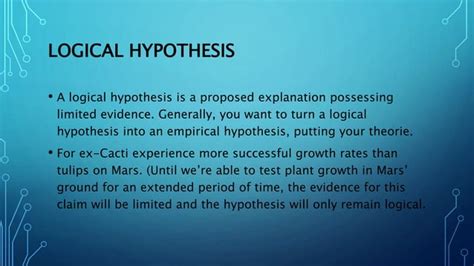 Hypotheses Presentation 2 Pptx What Is Hypothesis Ppt