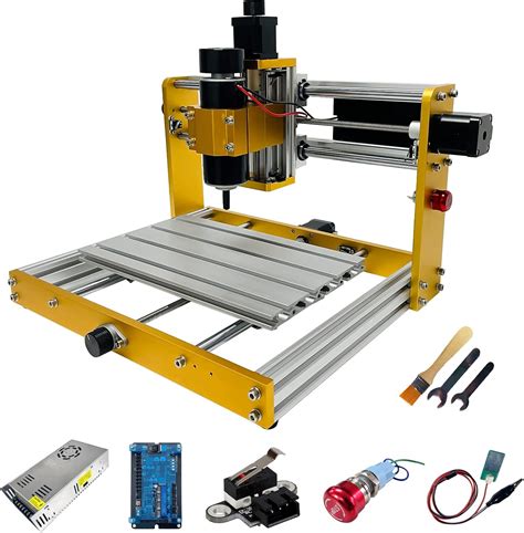Amazon LUNYEE CNC 雕刻機 3018 PLUS 3 軸 500W 桌上型數控機 全金屬雕刻機 雕刻機 適用於木壓克力