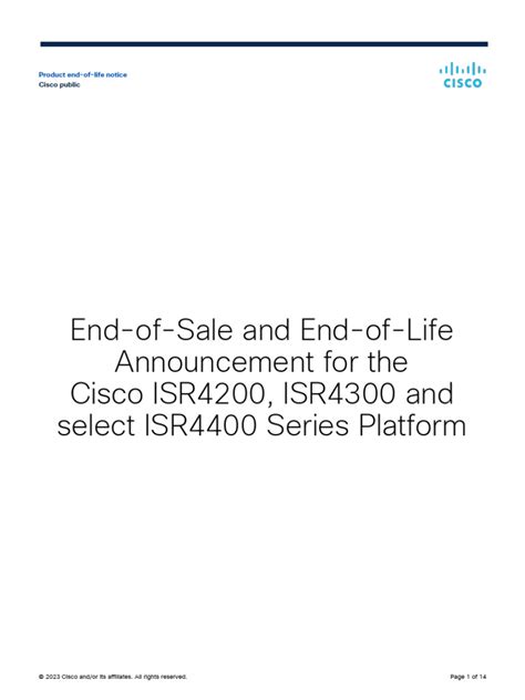 Select Isr4k Series Platform Eol Pdf Power Supply Application Software