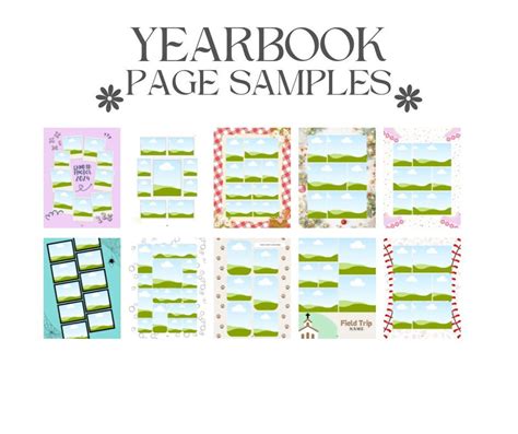 Customizable Yearbook Canva Template 56 Pages 26 Spreads Canva Yearbook Template Homeschool