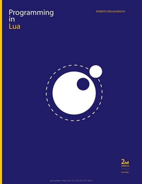 Programming In Lua 2edpdf
