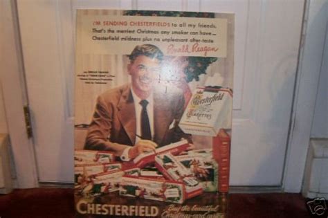 Amazing Ronald Reagan Chesterfield Cigarettes Poster 28794106