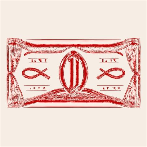Bank Note Vector Illustration Engraving Premium Ai Generated Vector