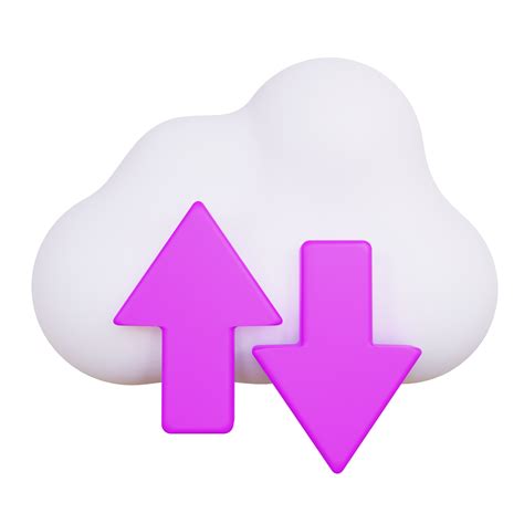Free Stylized 3d Internet Upload Download Icon Design 12303007 Png With