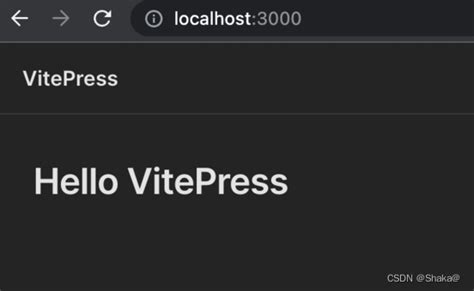 基于vitepress创建组件文档 极客之音