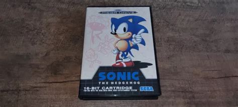 Sonic The Hedgehog Megadrive Mega Drive Sega Parfait Etat Complet Eur