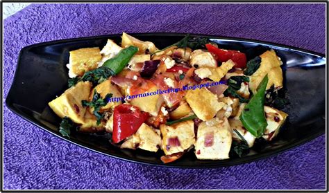 My Recipes Stir Fried Bean Curd