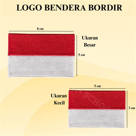 Jual LOGO BENDERA BORDIR Shopee Indonesia
