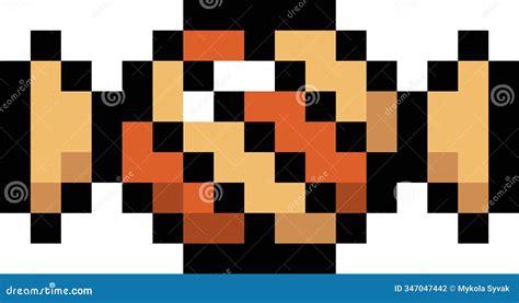 Pixel Art Candy Stock Illustration Illustration Of Pixel 347047442
