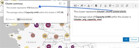 Summarize And Explore Point Clusters With Arcade In Popups