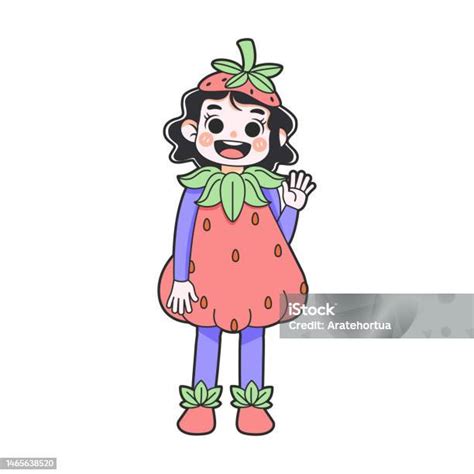 고립 된 딸기 의상 벡터 일러스트 레이 션 10월에 대한 스톡 벡터 아트 및 기타 이미지 10월 Carnival