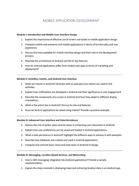 Mad Assignment Pdf Mobile App Android Operating System