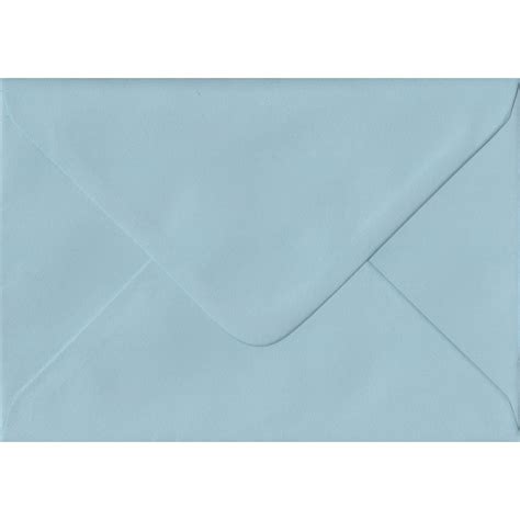 Large Card Baby Blue Coloured Envelopes Gummed Blue Envelope