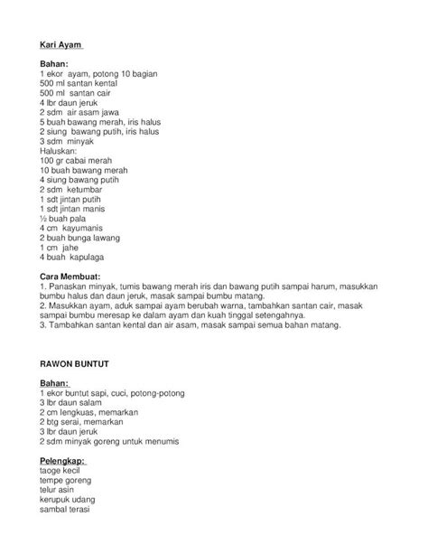 Pdf Kumpulan Resep Masakan Dokumen Tips
