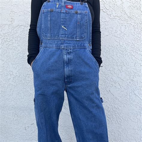 Dickies Womens Dungarees Overalls Depop